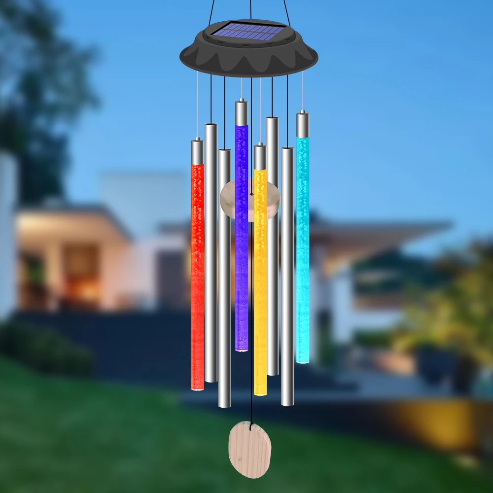 Solar-Led-Wind-Chime-Light-Various-Colors-Light-Outdoor-Waterproof ...