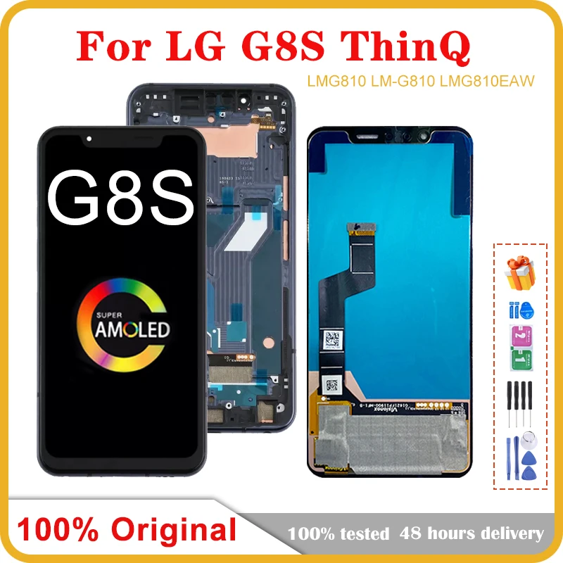 6-21-Original-AMOLED-For-LG-G8S-ThinQ-LCD-Display-Touch-Screen ...