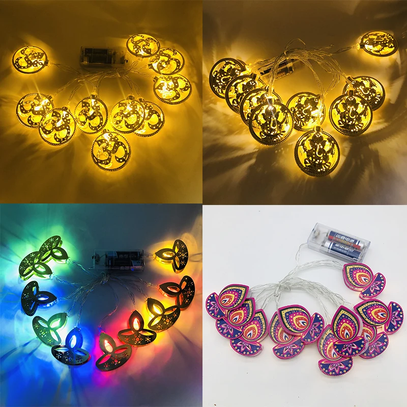 Diwali-Light-LED-AUM-OM-Swastika-Lakshmi-Ganesha-String-Light-Indian ...