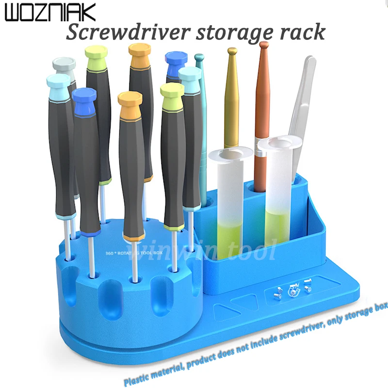 TE-193-Multi-function-Screwdriver-Storage-Holder-Rotating-Box-360 ...