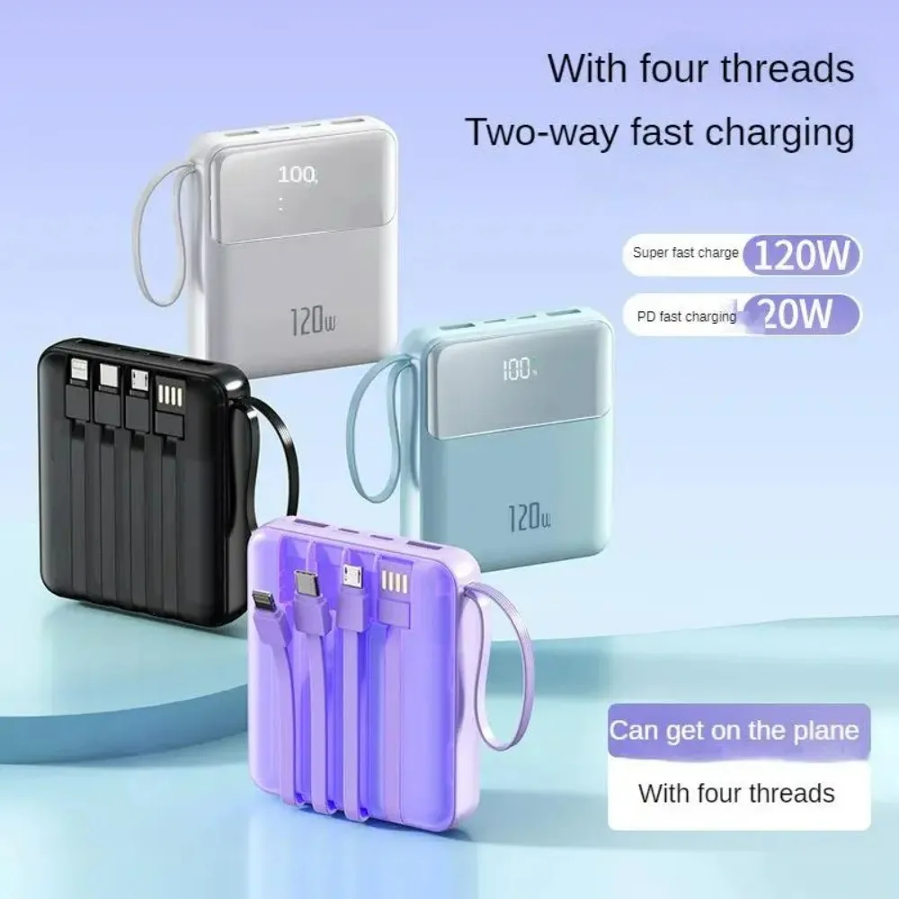 PD22-5W-120W-Fast-Charging-Portable-Power-Bank-20000mAh4-in-1-Built-in ...