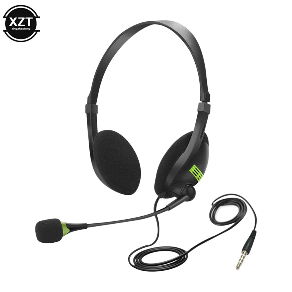3-5mm-Wired-Headset-Microphone-Universal-Computer-Headset-Wired-Office ...