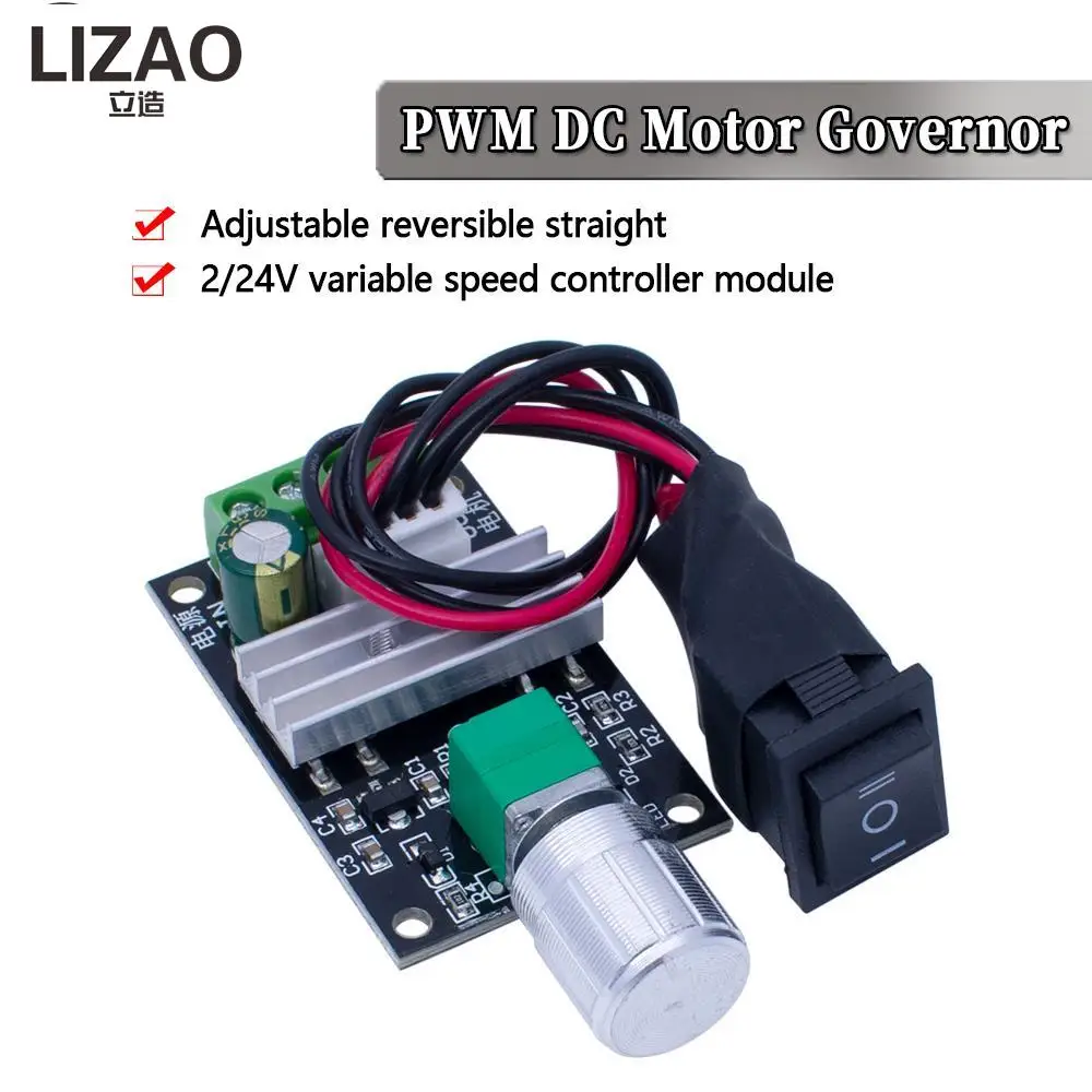 DC-6V-12V-24V-28V-3A-PWM-Motor-Speed-Controller-Adjustable-Speed-DC ...