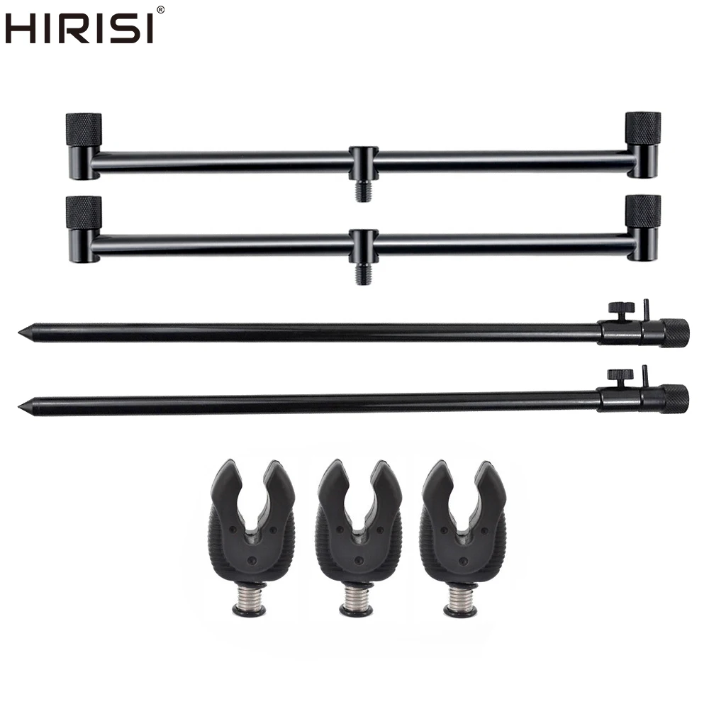 Carp Fishing Buzz Bars 20cm 30cm Fishing Rod Pod Holder Black Buzzer ...