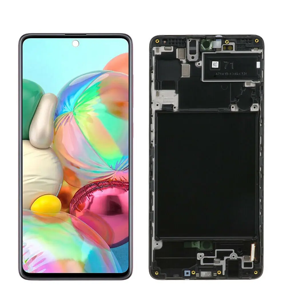 cran-tactile-LCD-Super-Amoled-A71-Burn-Shadow-avec-cadre-pi-ces-de ...