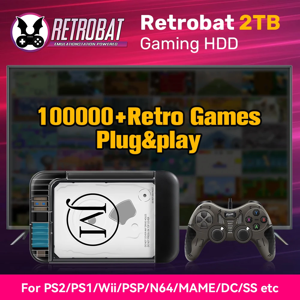 Consola-de-juegos-retro-JMachen-Hyper-Base-RB-2TB-Gaming-HDD-Retrobat ...