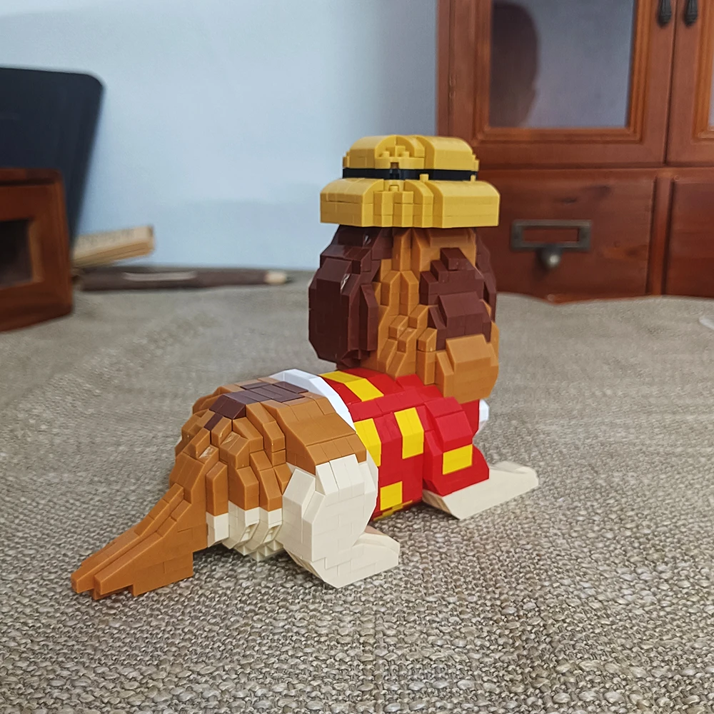 Basset Hound Building Blocks Children Toys - styloclubs.com