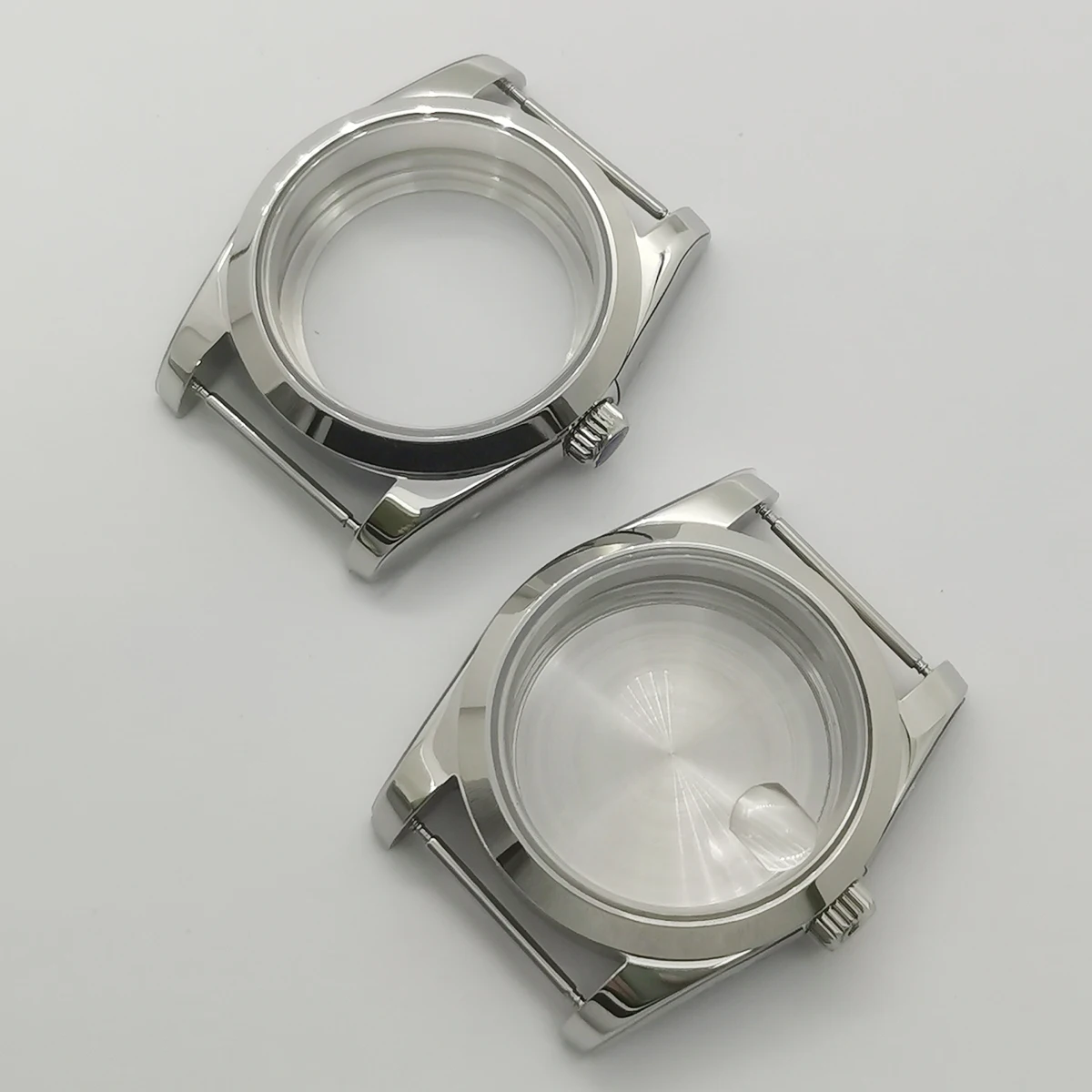 Glass Watch Case | Nh35 Case 100m - Sapphire Glass 100m Waterproof Nh35 ...