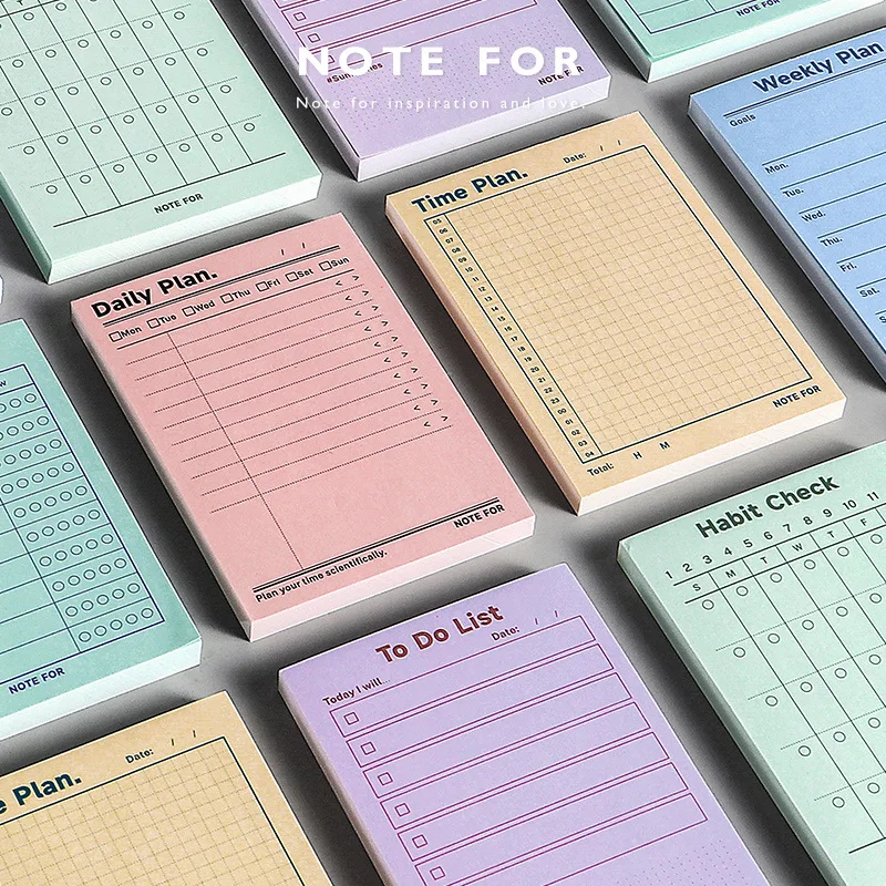 80-Sheets-To-Do-List-Notepad-Weekly-Plan-Notepad-Tear-Off-Planning-Memo ...
