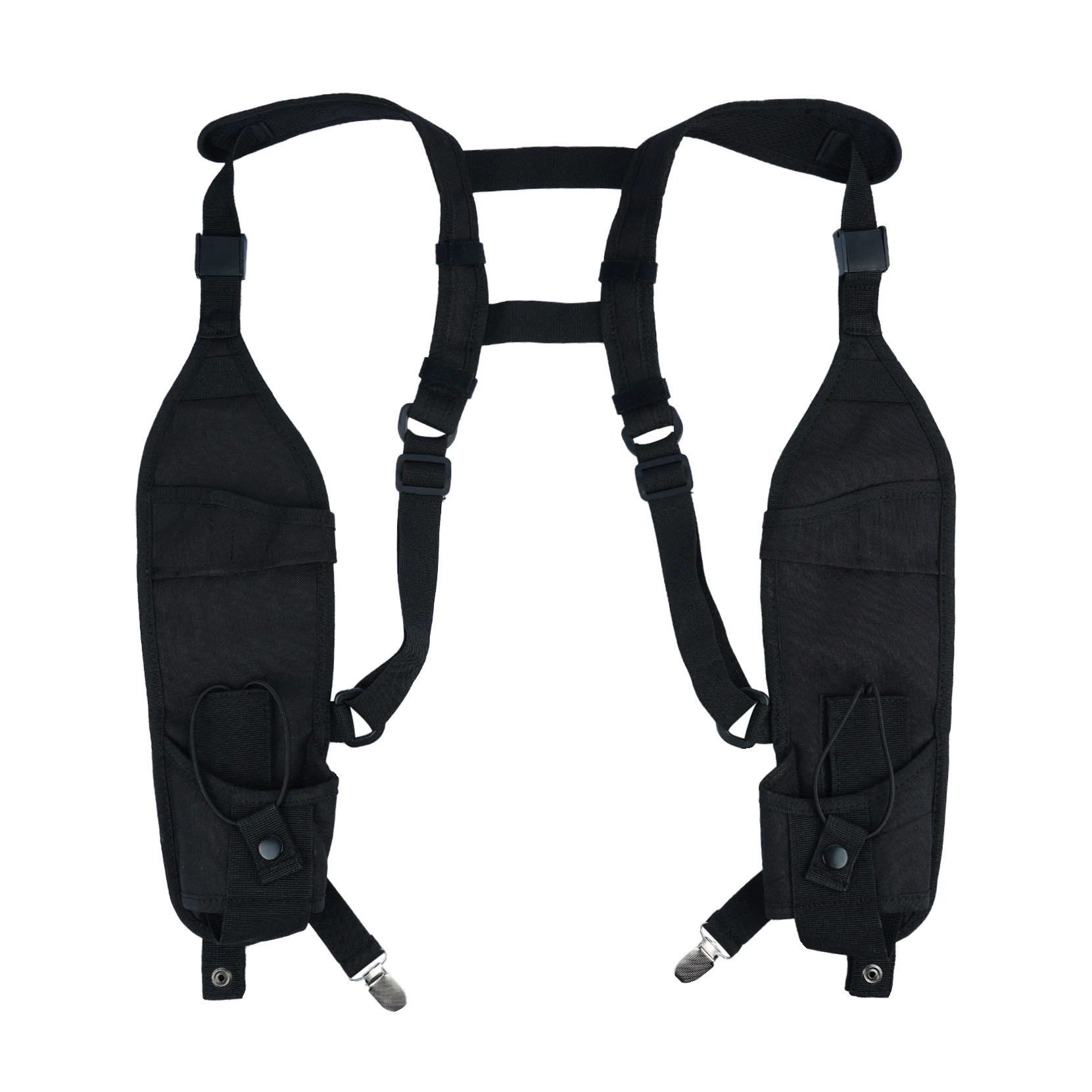 Universal-Double-Radio-Shoulder-Holster-Two-Way-Radio-Holder-with-Belt ...