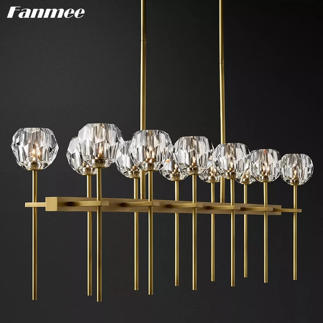Linear Crystal Chandelier