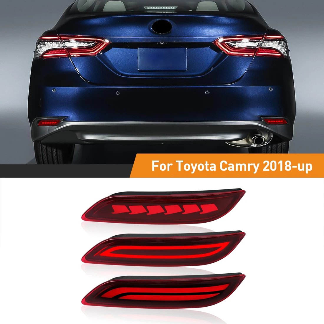 LED-Bumper-Reflector-Lights-For-Toyota-Camry-2018-2019-2020-2021-2022 ...