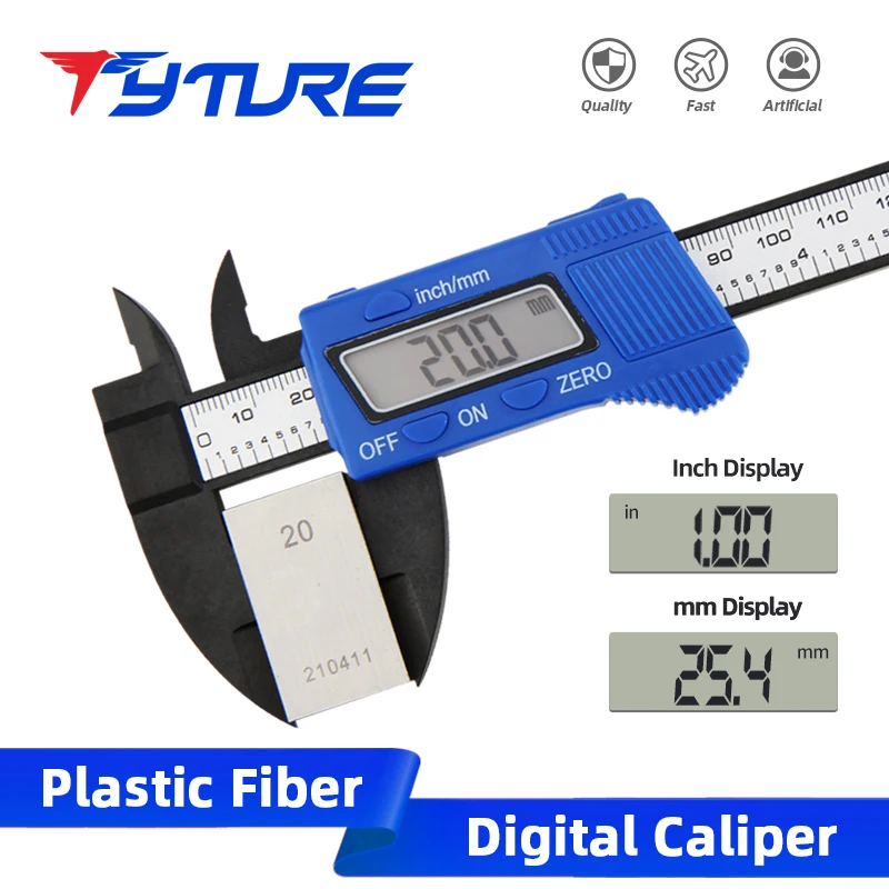 Digital-Vernier-Caliper-Plastic-Pachometer-Digital-Ruler-Carpentry-Tool ...