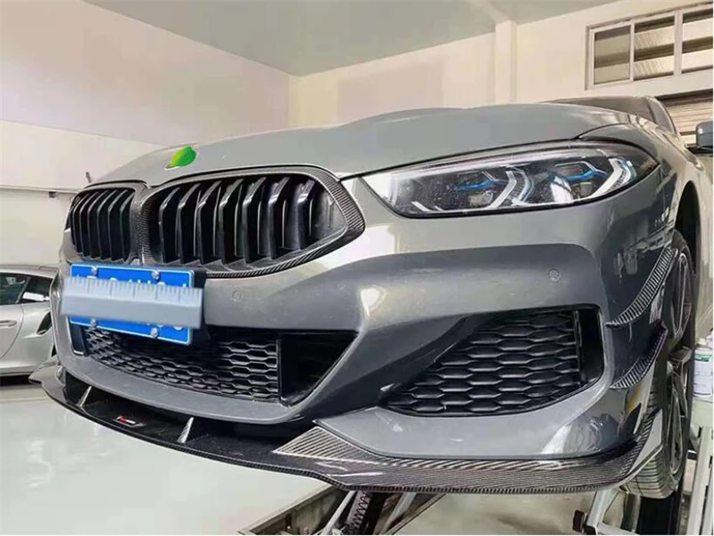 For BMW 840 G14 G15 G16 2019-2023 REAL Carbon Fiber Front Lip Rear Diffuser Body Side Skirt ...