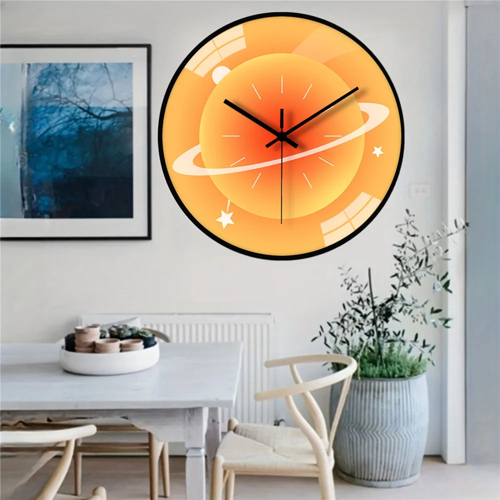 8-12-INCH-Simple-Punctuality-Quartz-Wall-Clock-Shade-Of-Light-Geometric ...