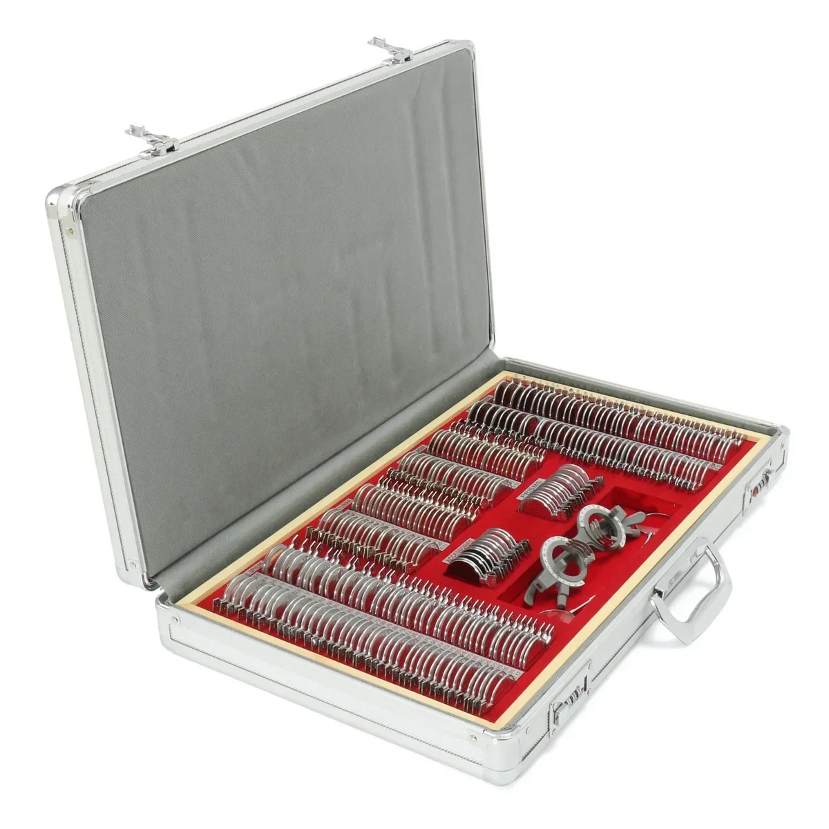 104Pcs Adjustable Optometry Test Optical Trial Lens Set Plastics Rim ...