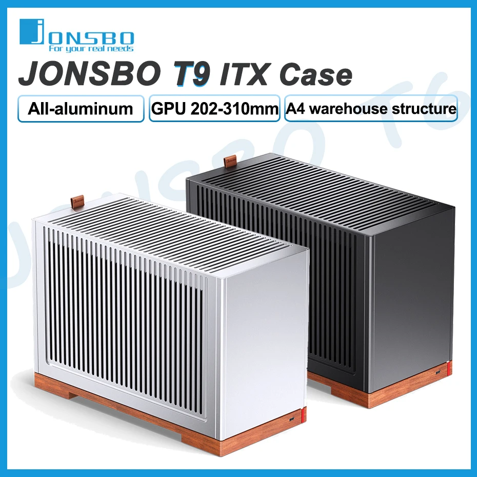 JONSBO T9 ITX MINI Desktop Case Aluminum alloy A4 Desktop compact Game ...