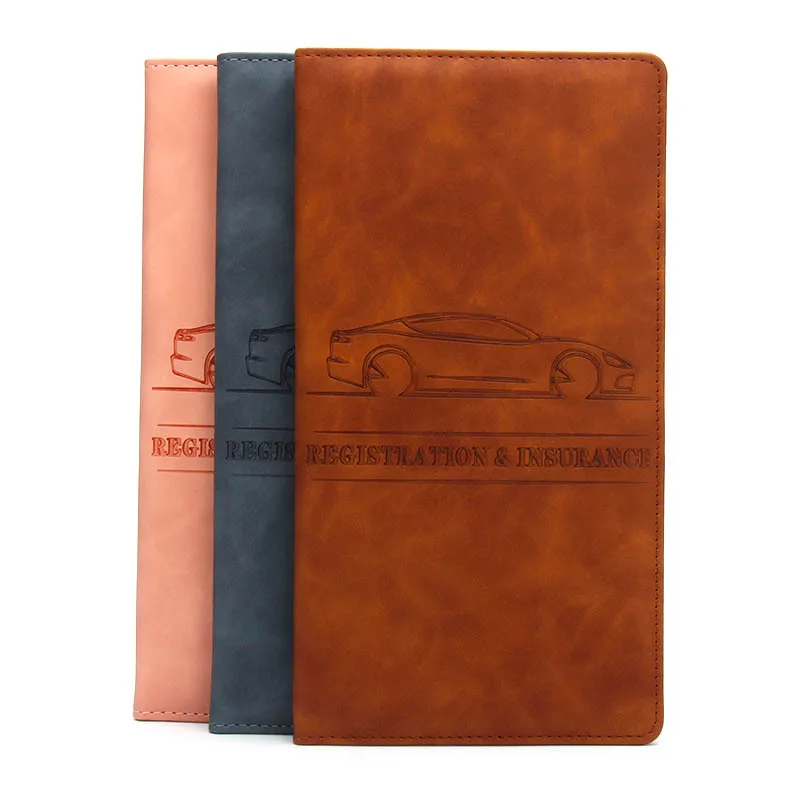 Car-Registration-and-Insurance-Holder-Glove-Box-Folder-PU-Leather-Car ...