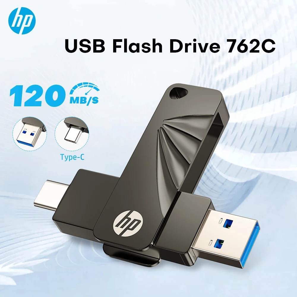 HP 2IN1 Type-C USB3.2 Flash Drive for Phone and Computer Original Pen ...