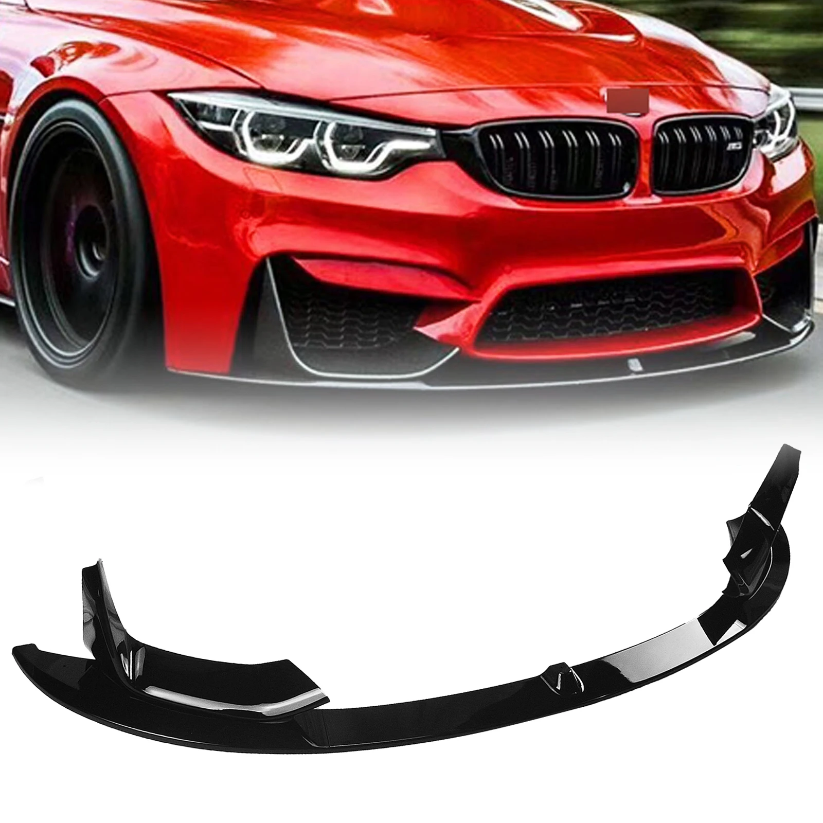 Car-Front-Bumper-Spoiler-Lip-Side-Air-Intake-Vent-Cover-Splitter-Auto ...