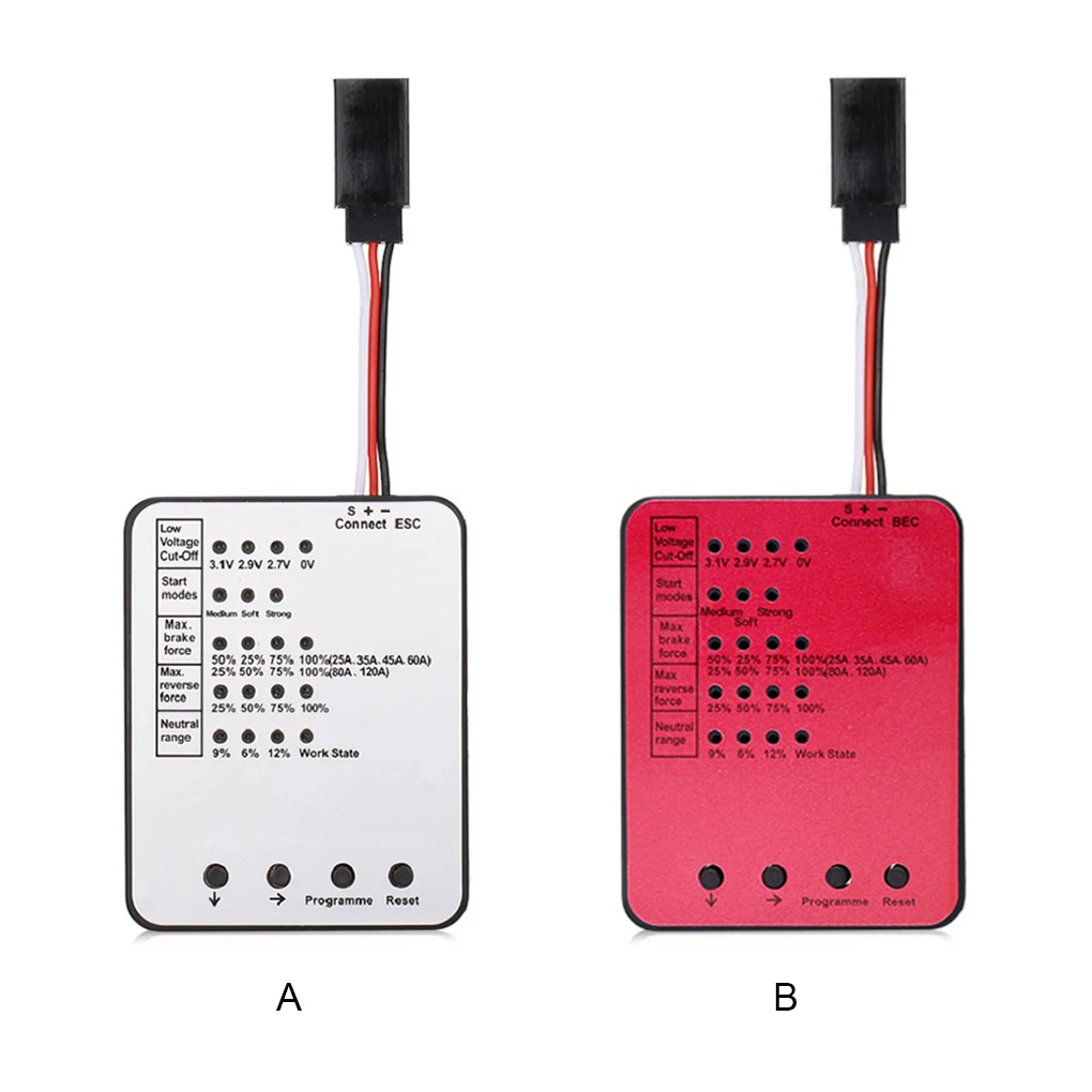 Universal-RC-Car-Electronic-Speed-Controller-Programming-Card-Start ...