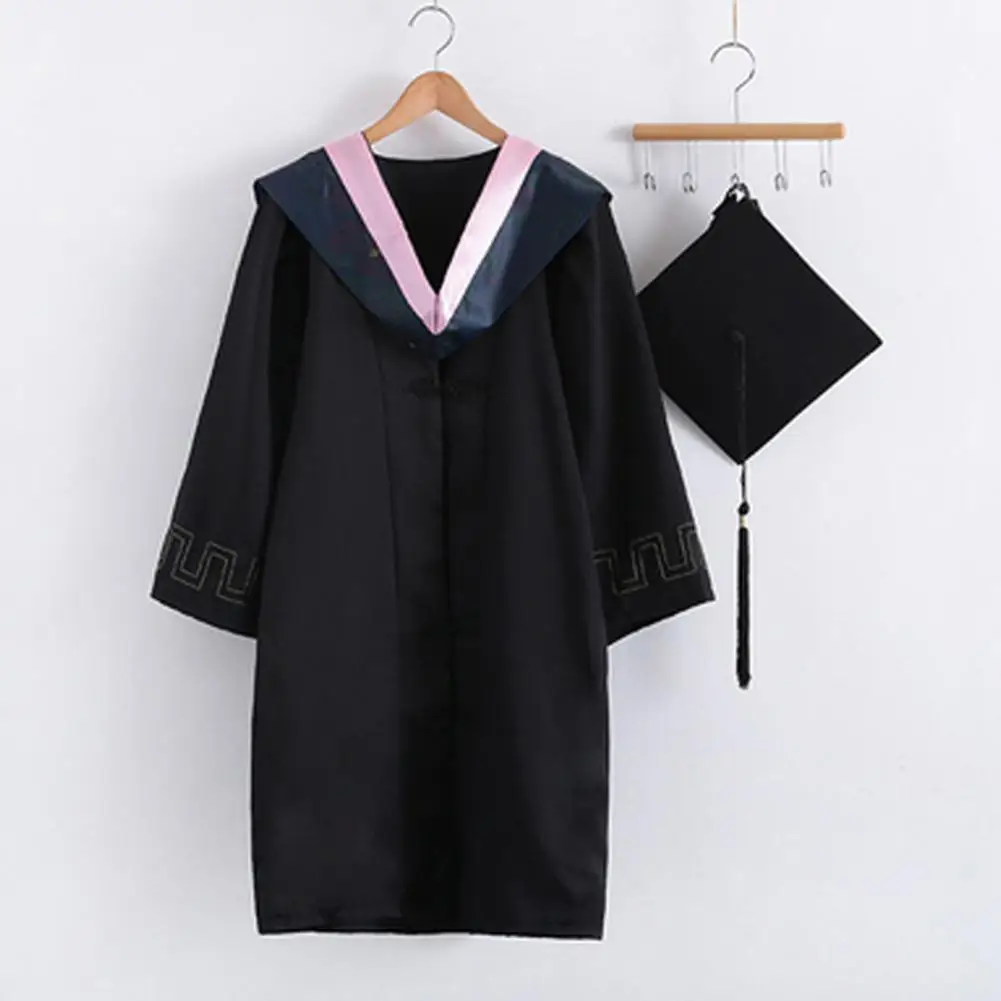 Graduation Uniform Gown Cap High School Uniform Unisex Academic ...