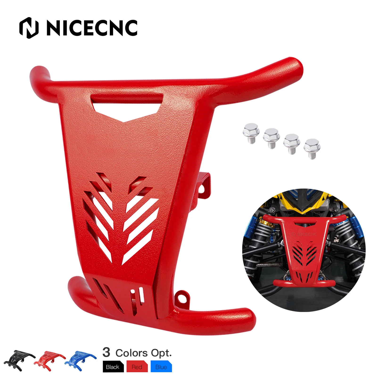 Yamaha Raptor 700r Accessories | Nicecnc Atv Yamaha Raptor 700 - Black ...