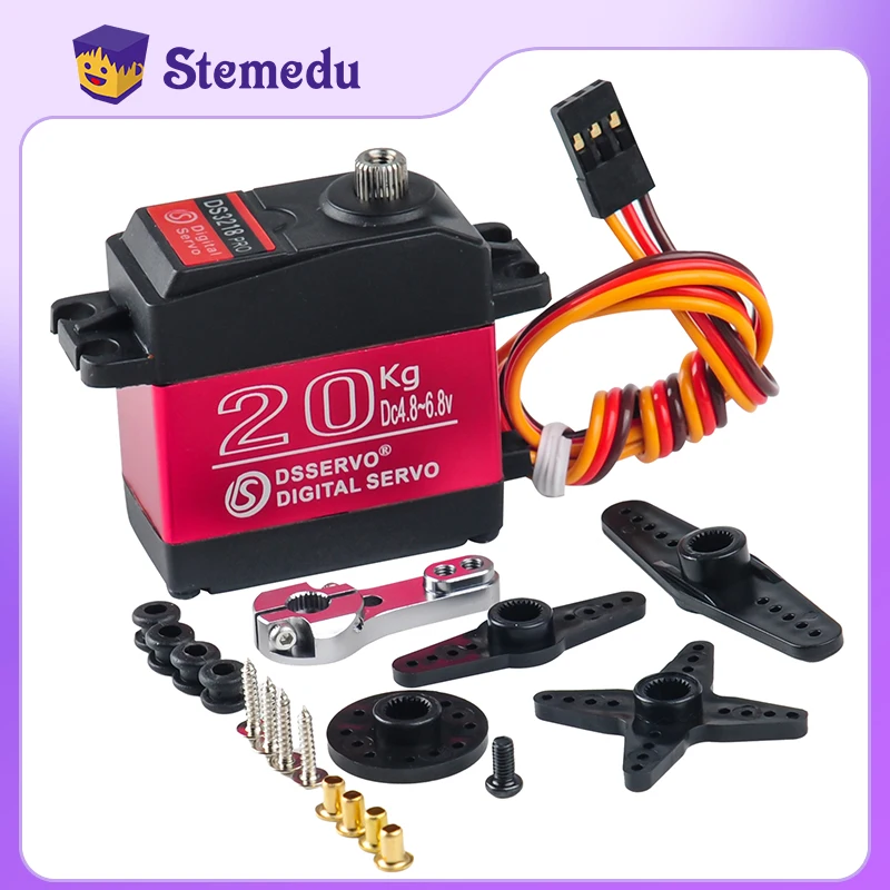DS3218 Pro Digital Servo 20KG 180/270 Degree High Speed Dsservo IP66 ...