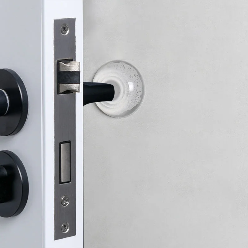 1/3/6Pc Mute Door Stop Wall Protection Door Handle Bumper Protective ...