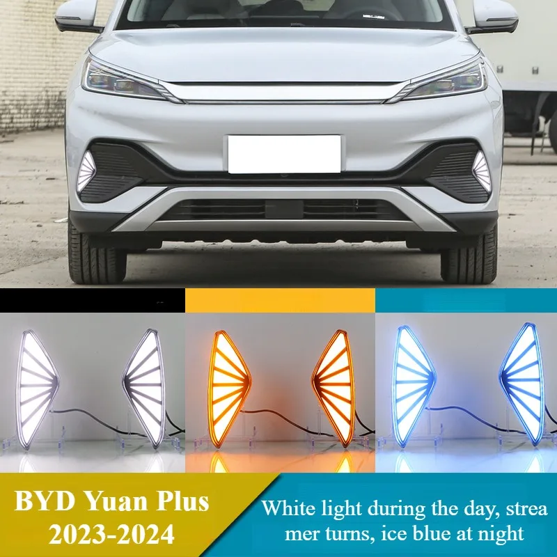 Led Daytime Running Light Fog Lamp For BYD YUAN PLUS ATTO 3 2023 2024 ...