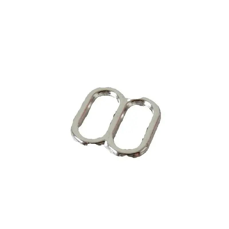 20Pcs 10mm Webbing DIY Cat Pet Collar Belt Loop Clasp Metal Sliders Tri ...
