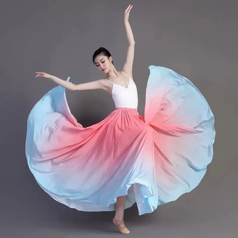 360-540-720-Degree-Flamenco-Dance-Performer-Gradient-Skirts-for-Women ...