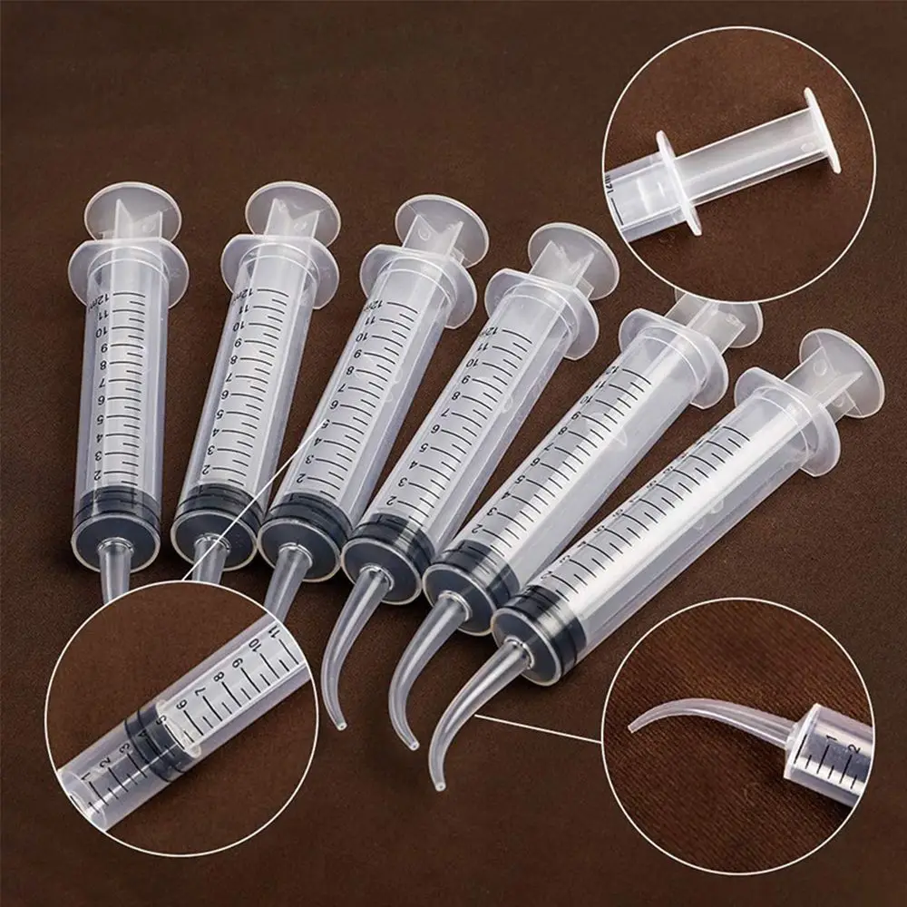 10-PCs-Elbow-Syringe-Bird-Feeding-Breast-Feeding-Medicine-Feeder-12ml ...