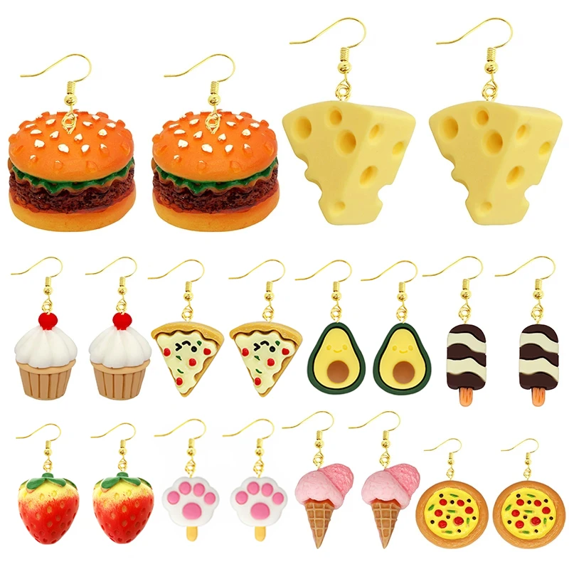 Earrings Candy Earrings | Strawberries Earrings | Bottle Resin Earrings ...