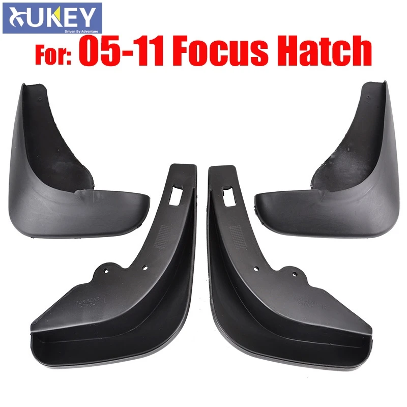 Mud Flaps For Ford Focus 2 MK2 Hatchback 2005 2006 2007 2008 2009 2010 ...