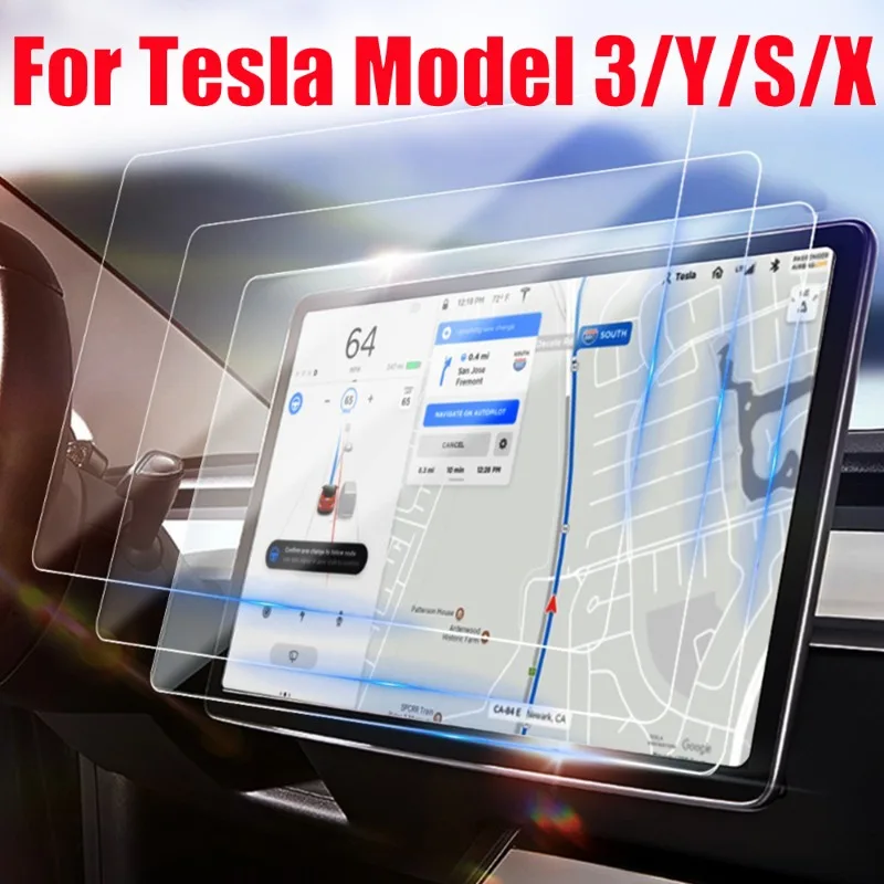 Car-Navigation-Screen-Flat-Film-Touch-Screen-Protector-Center-Control ...