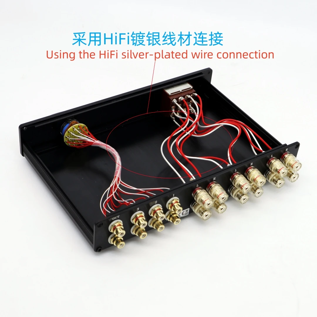 2-in-1-Passive-RCA-Audio-Signal-Switcher-Power-2-amplifier-PK-1-speaker ...