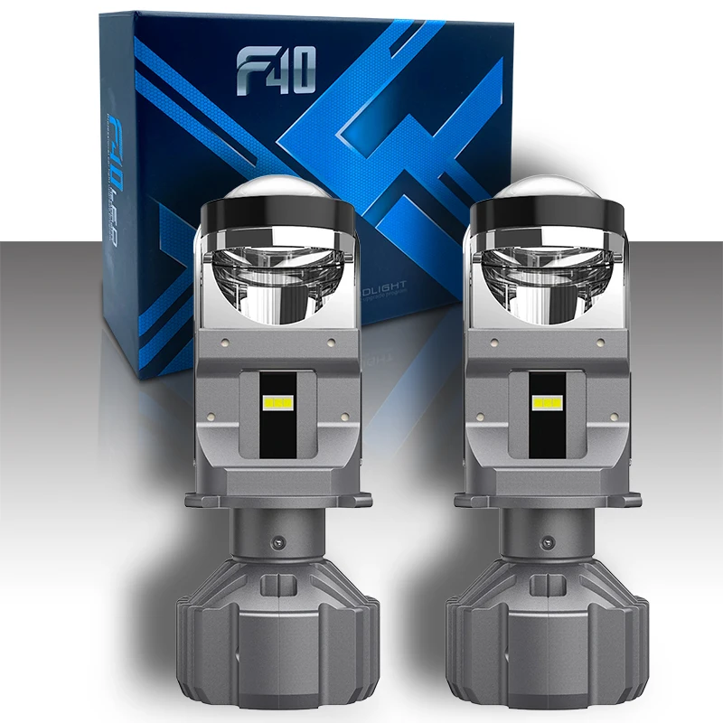 F40-H4-mini-lens-most-powerful-110W-25000Lm-H4-Led-Projector-Lens-Lamp ...