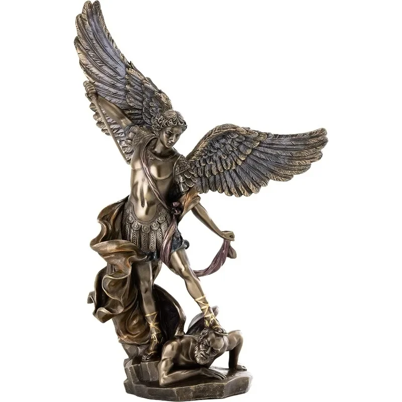 Statue-Michael-Archangel-of-Heaven-Defeating-Lucifer-in-Premium-Cold ...