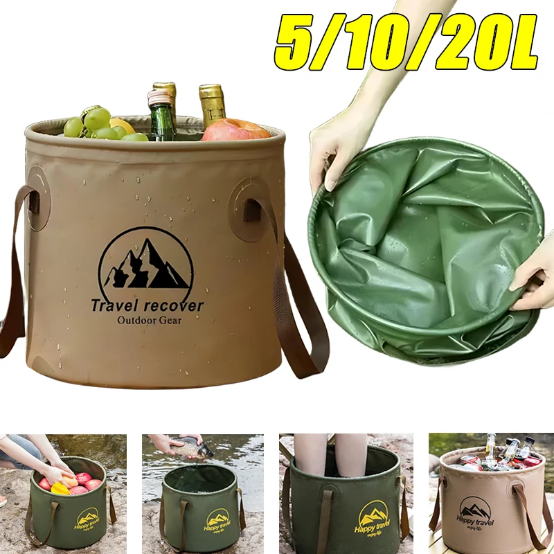 5-10-20L-Outdoor-Multifunctional-Bucket-Collapsible-Portable-Travel ...