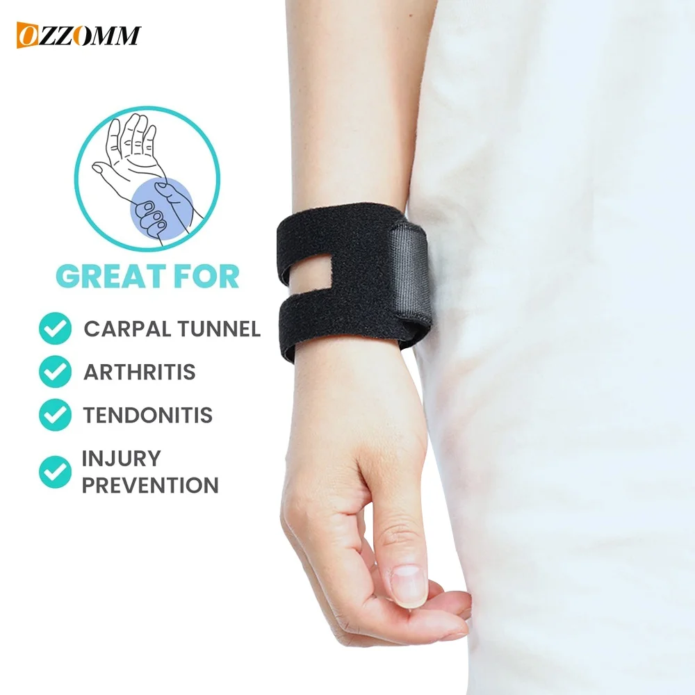 1PC-Portable-Adjustable-Thin-Pain-Wrist-Band-Brace-Injury-TFCC-Tear ...