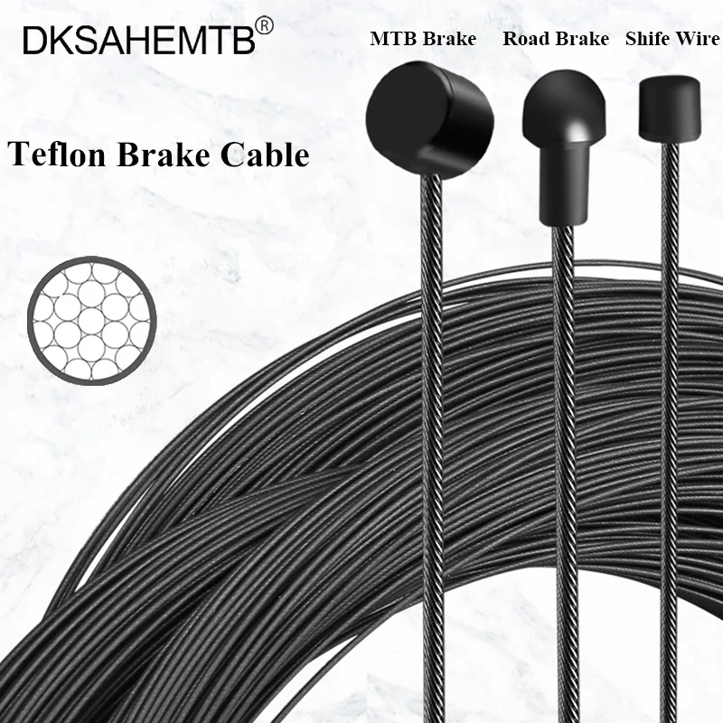 1pc Coated Brake/shifting Cable Mtb Road Bike Front Rear Derailleur ...