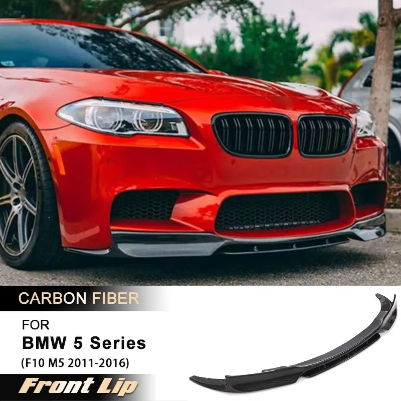 Car Front Bumper Lip Spoiler for BMW 5 Series F10 M5 2011-2016 Racing ...