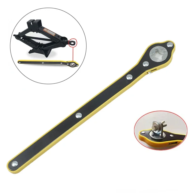 360-Degree-Rotation-Handle-Tool-Tire-Wrench-Cross-Hexagon-Car-Labor ...
