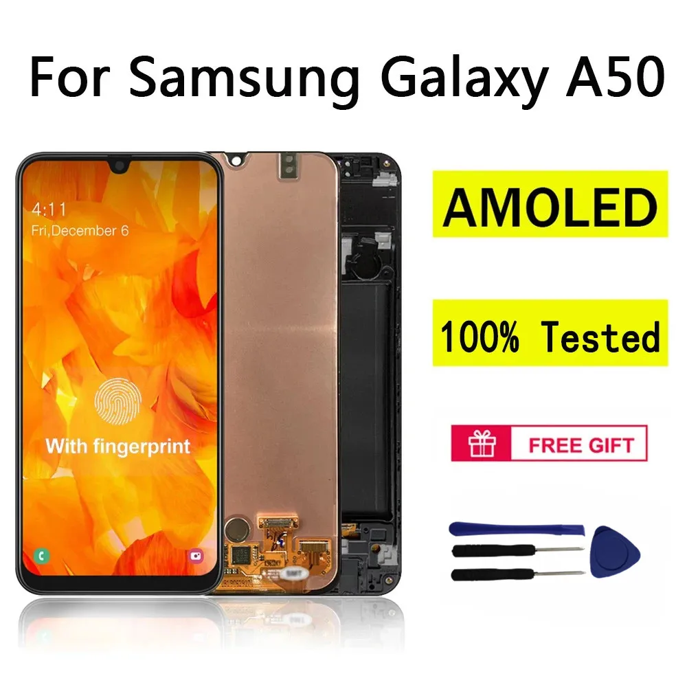 AUMOOK-Super-AMOLED-For-Samsung-Galaxy-A50-LCD-Display-Touch-Screen ...