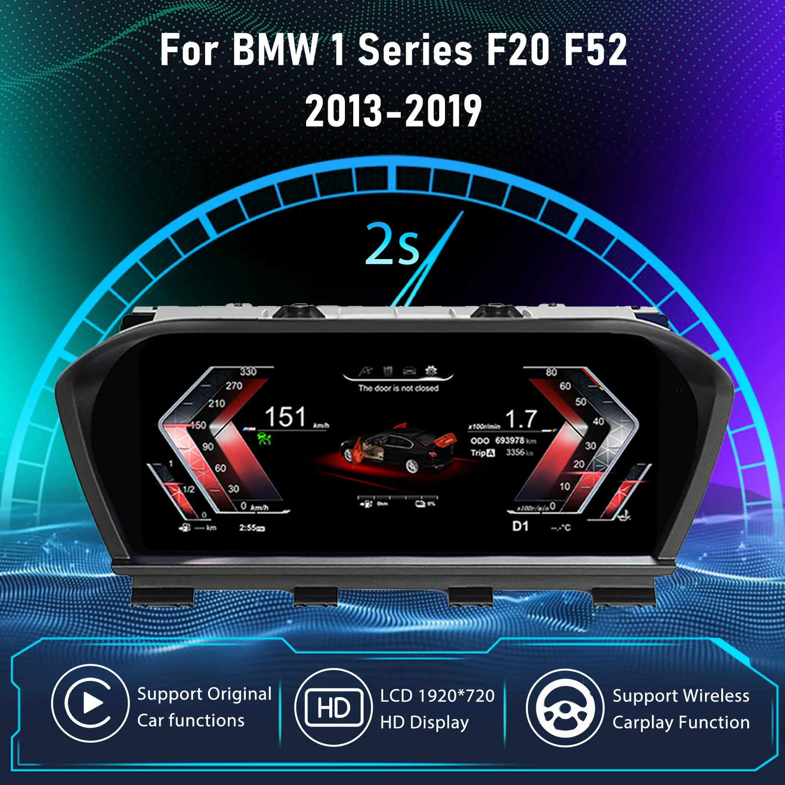 Dashboard Digital Cluster For BMW 1 2 Series F20 F52 F22 2013-2019 ...