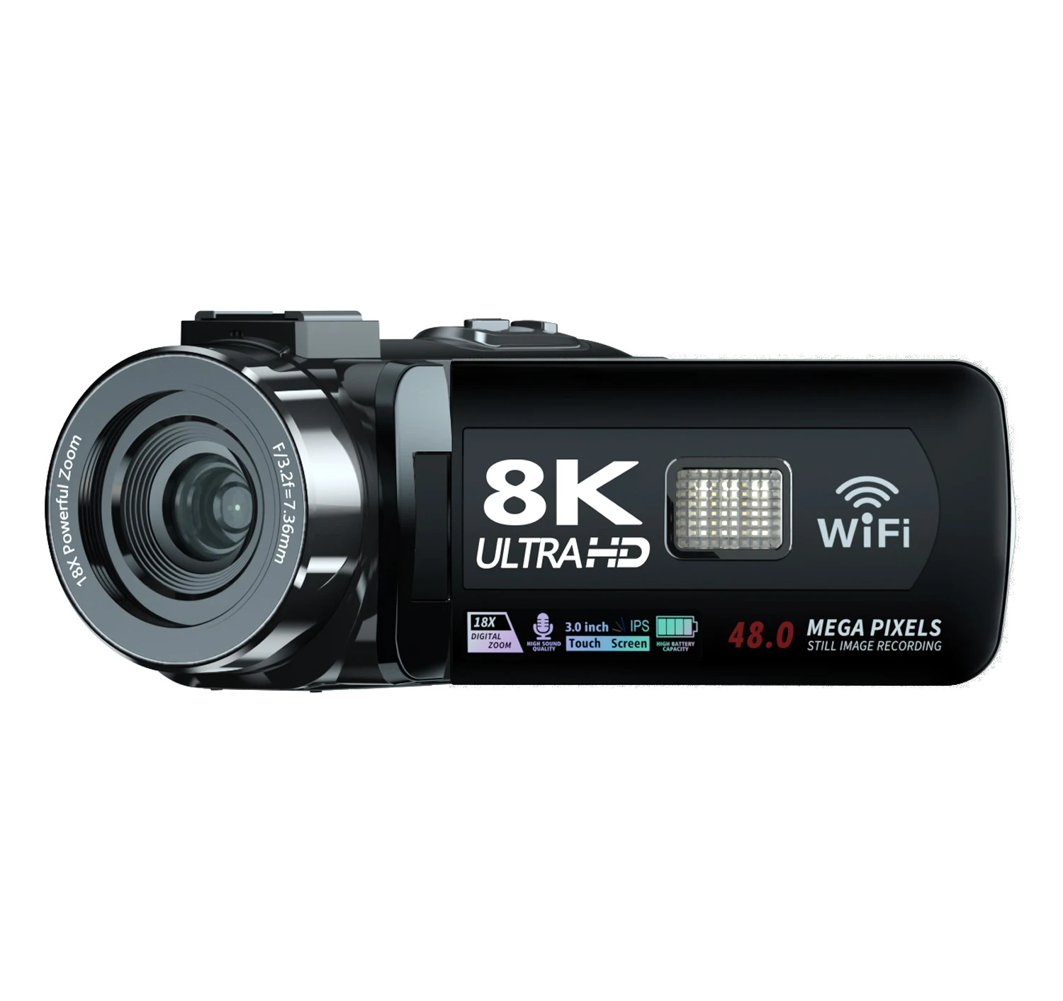 48MP-Video-Camera-8K-Vlogging-Camcorder-For-Youtube-Live-Stream-WIFI ...