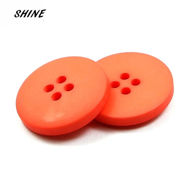 Orange Sewing Button