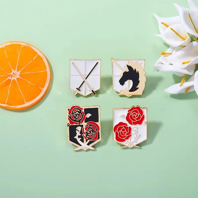 Custom-Anime-Enamel-Pins-Legions-Emblem-Metal-Brooches-Backpack-Hat ...
