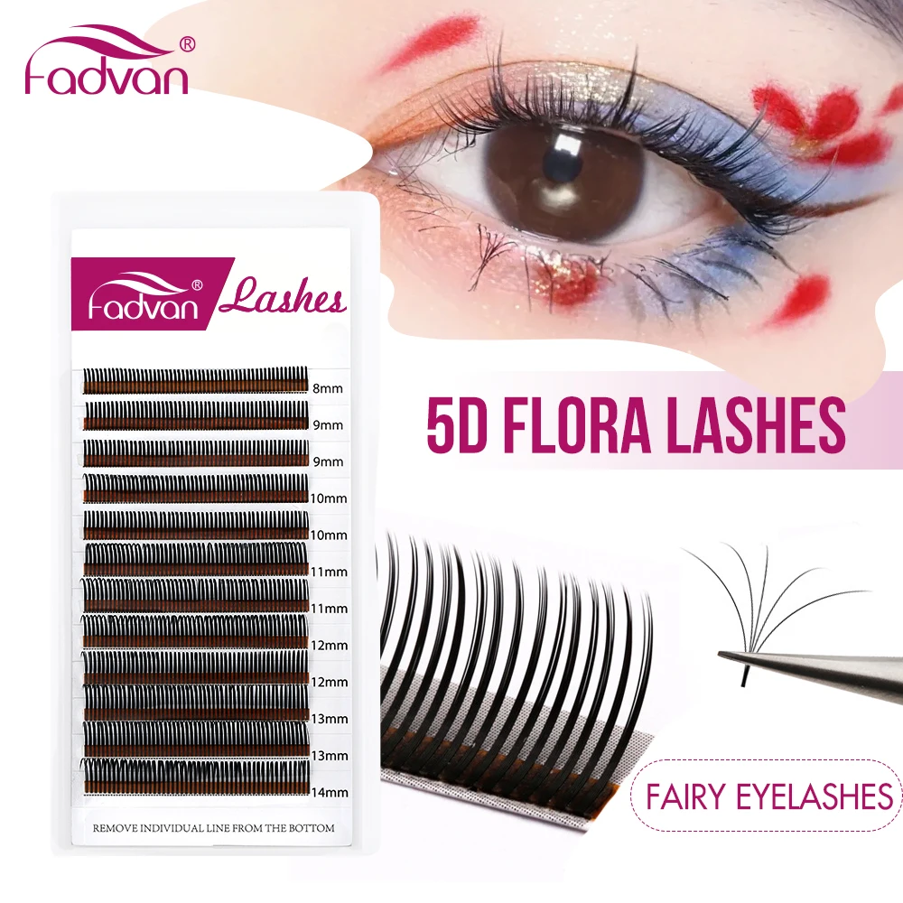 FADVAN-5D-Flora-Lashes-Easy-Fan-Indivudual-Spike-Eyelash-Extensions ...